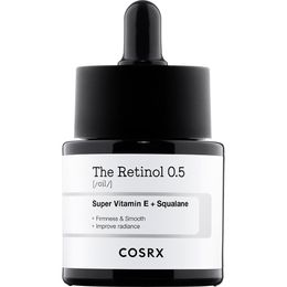 COSRX Damen Gesichtsserum "The Retinol 0.5 Oil", 20mltransparent, Hautpflegemittel, Gesichts&ouml;l mit 0,5% reinem Retinol&ouml;l f&uuml;r straffe Haut