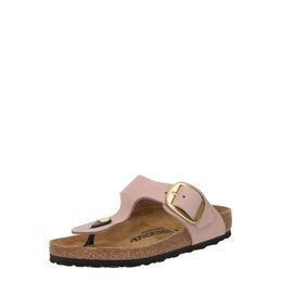 Birkenstock T-Bar Sandals 'Gizeh Lenb' female size 40 Gold / Rose / Black