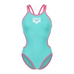arena Badeanzug 'ONE' Damen Gr&ouml;&szlig;e S aqua / pink / wei&szlig;