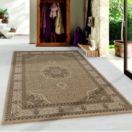Teppich, B:200cm H:10mm L:290cm, beige, Ayyildiz Teppiche, Polypropylen (PP), Wohnzimmer, Teppiche, "KASHMIR 2601", Orient Optik, pflegeleicht,