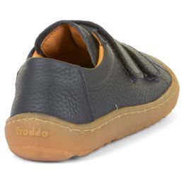 froddo Kinder Barfu&szlig;schuh "Barefoot Base", Gr. 30, blau, Leder, unifarben, Schuhe, Klettschuh, Kindergartenschuh, Lauflernschuh mit Klettverschl&uuml;ssen