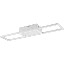 LED Deckenleuchte "Rigido", 1, H: 6cm, 1 Stk., wei&szlig;, REALITY LEUCHTEN, Wohnzimmer, Leuchten, Deckenlampe mit Fernbedienung dimmbar Lichtfarbe