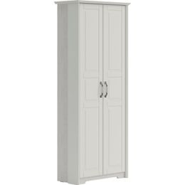 Garderobenschrank OTTO HOME, B:77,7cm H:191cm T:38,5cm, wei&szlig;, MDF, Flur, Schr&auml;nke, "Evergreen", UV lackiert, mit Soft-Close-Funktion und ausziehbarer