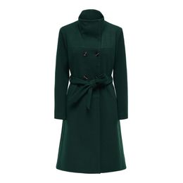 Only Damen Langmantel "ONLBLAKE LIFE DB LONG COAT BF OTW"scarab detail:solid, Gr. XS, unifarben, Web, Obermaterial: 100% Polyester, M&auml;ntel