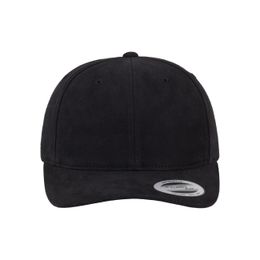 Flexfit Damen Snapback Cap "Flexfit Unisex Brushed Cotton Twill Mid-Profile"schwarz, unifarben, 100% Baumwolle, Caps