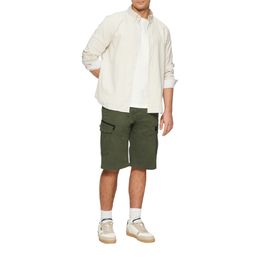 s.Oliver Herren Cargobermudas, gr&uuml;n, Gr. 38, unifarben, Web, Obermaterial: 97% Baumwolle, 3% Elasthan, Hosen, Sommerhose mit Taschen