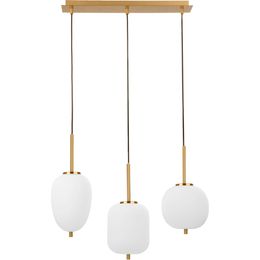 NOVA LUCE H&auml;ngeleuchten "LATO", 3, &Oslash; 53cm, 1 Stk., gold, Esszimmer, Leuchten, Ohne Leuchtmittel