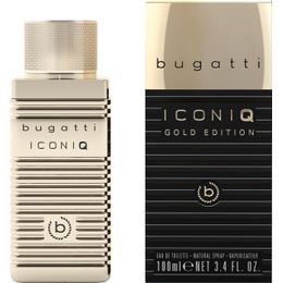 Bugatti Herren Eau de Toilette "Bugatti Iconiq Gold EdT 100ml", 100ml, transparent, Parf&uuml;ms, mit unvergleichlicher Anziehungskraft