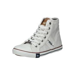 Mustang Shoes Damen Sneaker "Mustang Shoes Sneaker Baumwolle", Gr. 40, wei&szlig;, Textil, Schuhe