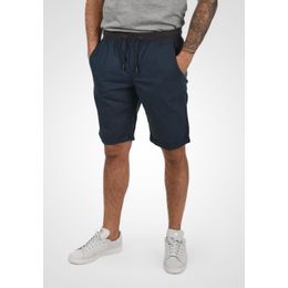 Blend Herren Chinoshorts "BHClaude", blau, Gr. M, unifarben, Web, 100% Baumwolle, Hosen, Chino Shorts mit elastischen Bund
