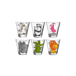 Leonardo Kinderbecher "Kinderbecher Bambini 215 ml 6er Set", 6 tlg., bunt, Trinkgef&auml;&szlig;e