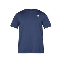 The North Face T-Shirt 'Evolution Simple Dome' Herren Gr&ouml;&szlig;e M navy / wei&szlig;