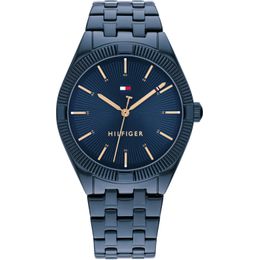 Tommy Hilfiger Damen Quarzuhr "RACHEL", blau, Armbanduhren, Armbanduhr, Damenuhr, analog, Edelstahlarmband