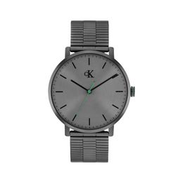 Calvin Klein Herren Quarzuhr "CK REAL"grau, anthrazit, Armbanduhren, Armbanduhr, Herrenuhr, Edelstahlarmband, analog