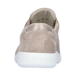 Waldl&auml;ufer WALDL&Auml;UFER Damen Klettschuh "M-IRA", Gr. 8, grau, Nappaleder, Textil, Veloursleder, Schuhe, Halbschuh, Komfortschuh in besonders breiter Schuhweite M
