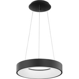 NOVA LUCE LED-H&auml;ngeleuchte "RANDO THIN", 1, &Oslash; 38cm, 1 Stk., schwarz, Leuchten