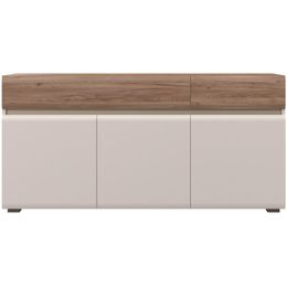 Sideboard OTTO HOME, B:176cm H:45cm T:86cm, beige, MDF, Spanplatte, Wohnzimmer, Sideboards, "Invictus, Kommode Breite 118 bzw.176 cm, T/H:45/85cm",