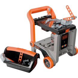 Smoby Kinder Spielwerkbank "Black+Decker Werkbank", bunt, Kunststoff, B:33cm H:59cm T:32cm, Rollenspielzeug, Made in Europe