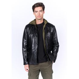 Freaky Nation Herren Lederjacke "Blackjack-FN"schwarz, Gr. L, Oberstoff: 100% Leder; Futter: 100% Baumwolle, Jacken