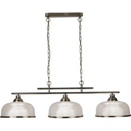 Searchlight H&auml;ngeleuchte "H&auml;ngeleuchte Bistro II, 3-flammig", 3, H: 27cm, 1 Stk., gold, Wohnzimmer, Leuchten, Klassisches Ambiente