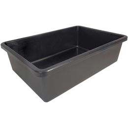 Fertigteich Ubbink, B:72,5cm H:30,5cm L:106,5cm, schwarz, Polyethylen (PE), Teichschalen, "Victoria QUADRO 5"