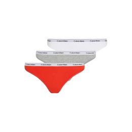 Damen Bikinislip "3 PACK BIKINI (LOW-RISE)", Calvin Klein Underwear, Gr. XL, wei&szlig;, Jersey, Obermaterial: 90% Baumwolle, 10% Elasthan, Unterhosen, Low