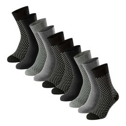 Schiesser Socks male Black size 43-46