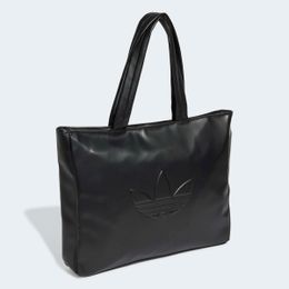 Damen Sporttasche "PU TR SHOPPER", adidas originals, schwarz, Obermaterial: 100% Polyurethan, Taschen, ger&auml;umiger stylischer Shopper, Lederimitat