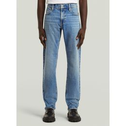 G-Star Raw 5-Pocket-Jeans G-STAR "Mosa Straight Jeans", Herren, Gr. 26, L&auml;nge 32, faded sea point blau, Obermaterial: 94% Baumwolle, 5% Elastomultiester, 1% Elasthan, Jeans 5-Pocket-Jeans