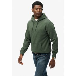 Superdry Herren Kapuzensweatshirt "Essential Logo Hoodie Hb", gr&uuml;n, Gr. S, unifarben, Sweatware, Obermaterial: 60% Baumwolle, 40% Polyester,