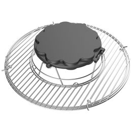 Grillplatte Tepro, H:11,5cm &Oslash;:30cm, schwarz, Gusseisen, Grillroste, "Waffel-Einleger", aus Gusseisen