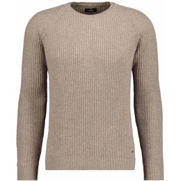 Ragman Herren Rundhalspullovermacchiato, Gr. XL, 90% Wolle 10% Baumwolle, Pullover