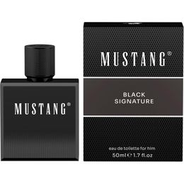 Mustang Herren Eau de Toilette "Mustang BLACK SIGNATURE for him EdT 50ml", 50mltransparent, Parf&uuml;ms