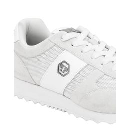 Philipp Plein Herren Sneaker "Hexagon", Gr. 37, wei&szlig;, Schuhe