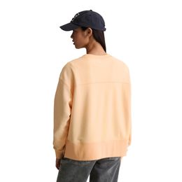 Marc O'Polo Damen Sweatshirtbleached apricot, Gr. M, MARC O'POLO DENIM, unifarben, Sweatware, Obermaterial: 90% Baumwolle, 10% Polyester, Sweatshirts, basic,