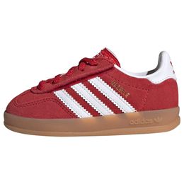 adidas originals Sneaker 'Gazelle' Jungen Gr&ouml;&szlig;e 23 gold / rot / wei&szlig;