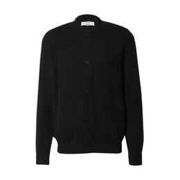 DAN FOX APPAREL Knit Cardigan 'David' male size XL Black
