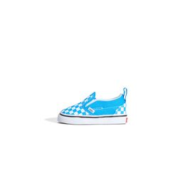 VANS Slip On 'Hook And Loop' Jungen Gr&ouml;&szlig;e 19 hellblau / wei&szlig;