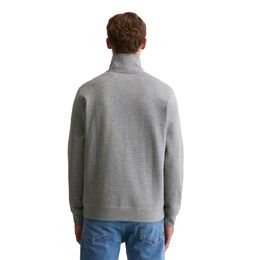 Marc O'Polo MARC O'POLO Herren Sweatshirt "regular fit aus weicher Bio-Baumwolle"cloudy grau melange, Gr. S, Sweatware, Obermaterial: 100% Baumwolle,