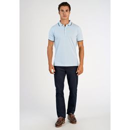 LINDBERGH Herren Poloshirt "LINDBERGH Poloshirt"soft blau, Gr. XL, Obermaterial: 100% Baumwolle, Shirts