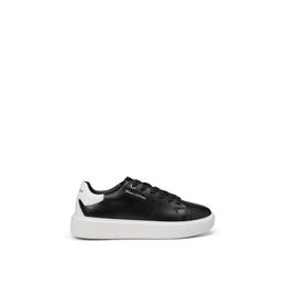 Marc O'Polo MARC O'POLO Damen Sneaker "aus edlem Rindleder", Gr. 39, schwarz-wei&szlig;, Obermaterial: 100% Leder, unifarben, Schuhe