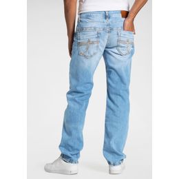 CAMP DAVID Herren Loose-fit-Jeans "CO:NO", blau, Gr. 42, unifarben, Denim/Jeans, Obermaterial: 99% Baumwolle, 1% Elasthan, Jeans, mit markanten