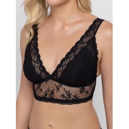 Dorina Damen Bralette "Lana Essential Lace", Gr. Sschwarz, schwarz, Spitze, Obermaterial: 90% Polyamid, 10% Elasthan, BHs, mit Spitze, bequem, weich,