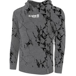 CAPELLI SPORT Herren Hoodie, grau, Gr. S, gemustert, Obermaterial: 80% Baumwolle, 20% Polyester, Sweatshirts, K&auml;ngurutasche f&uuml;r kleine Gegenst&auml;nde
