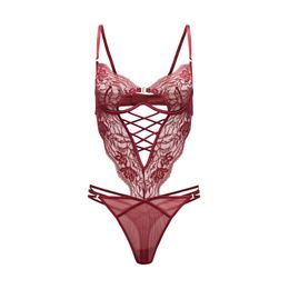 Hunkem&ouml;ller Hunkem&ouml;ller Body 'Greta' Damen Gr&ouml;&szlig;e S rot