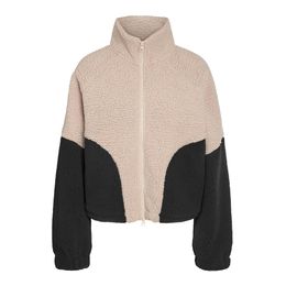Noisy may Jacke 'NMCUDDLE' Damen Gr&ouml;&szlig;e M greige / schwarz
