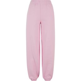 Urban Classics Damen Jogginghose "Urban Classics Ladies Fluffy Sweatpants"softpink, Gr. XXL, unifarben, 70% Baumwolle, 30% Polyester, Hosen