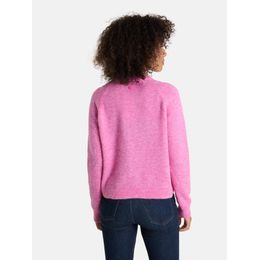 LIEBLINGSST&Uuml;CK LIEBLINGSST&Uuml;CK Damen Strickjacke "AnnickL", pink, Gr. 48, clean, meliert, unifarben, Strick, Obermaterial: 33% Alpaka, 33% Wolle, 31% Polyamid, 3%