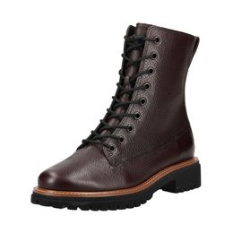 Paul Green Damen Schn&uuml;rstiefelette "Paul Green Stiefelette Glattleder", Gr. 40,5, braun, Glattleder, Schuhe