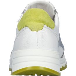Waldl&auml;ufer WALDL&Auml;UFER Damen Keilsneaker, Gr. 3,5, silber, Nubukleder, Textil, Veloursleder, kontrastfarbene Details, Schuhe, Schn&uuml;rschuh, Halbschuh,